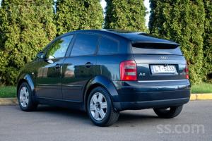 Melns Audi A2 2001 Jelgava, ar dzinēja tilpumu 1.40 L un nobraukumu 375 tūkst. km par 1990 €, foto 5 vietnē AUTOMOTO.COM.LV