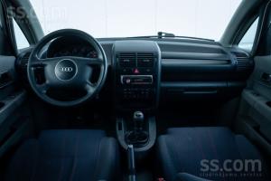Melns Audi A2 2001 Jelgava, ar dzinēja tilpumu 1.40 L un nobraukumu 375 tūkst. km par 1990 €, foto 12 vietnē AUTOMOTO.COM.LV