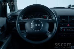 Melns Audi A2 2001 Jelgava, ar dzinēja tilpumu 1.40 L un nobraukumu 375 tūkst. km par 1990 €, foto 13 vietnē AUTOMOTO.COM.LV