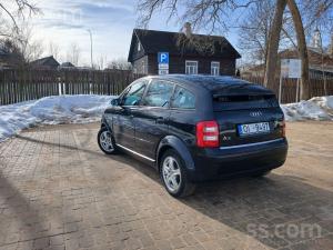 Melns Audi A2 2001 Ludza, ar dzinēja tilpumu 1.40 L un nobraukumu 227 tūkst. km par 2550 €, foto 6 vietnē AUTOMOTO.COM.LV