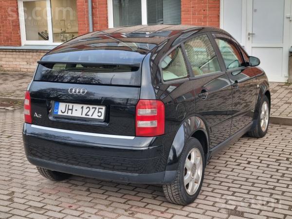 Melns Audi A2 2001 Ogre, ar dzinēja tilpumu 1.40 L un nobraukumu 229 tūkst. km par 2750 €, foto 8 vietnē AUTOMOTO.COM.LV