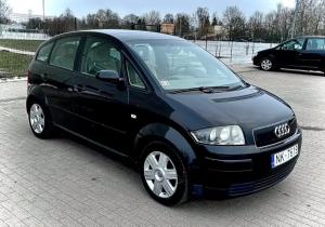 Melns Audi A2 2001 Jelgava, ar dzinēja tilpumu 1.40 L un nobraukumu 348 tūkst. km par 3200 €, foto  vietnē AUTOMOTO.COM.LV