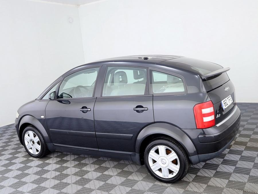 Black Audi A2 2001 in Tallinn, with an engine capacity of 1.40 L and mileage of 133 thousand km for 1399 €, photo 12 on AUTOMOTO.COM.LV