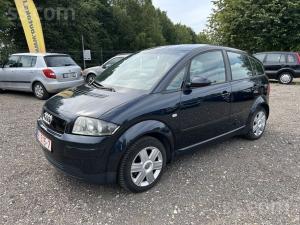Melns Audi A2 2001 Limbaži, ar dzinēja tilpumu 1.40 L un nobraukumu 235 tūkst. km par 2650 €, foto  vietnē AUTOMOTO.COM.LV