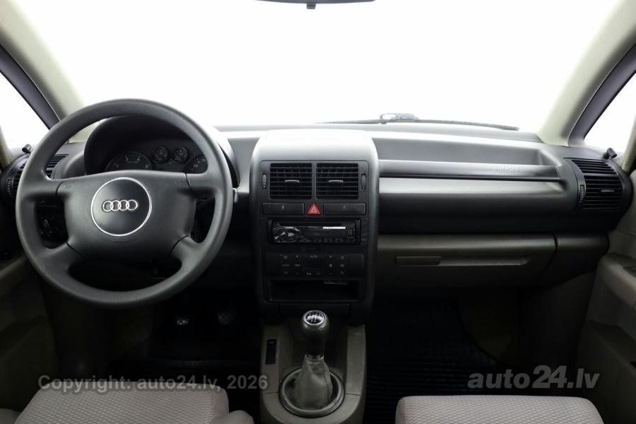 Black Audi A2 2001 in Tallinn, with an engine capacity of 1.40 L and mileage of 178 thousand km for 1499 €, photo 6 on AUTOMOTO.COM.LV