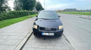 Black Audi A2 2002 in Riga, with an engine capacity of 1.40 L and mileage of 320 thousand km for 2100 €, photo 9 on AUTOMOTO.COM.LV