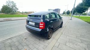 Black Audi A2 2002 in Riga, with an engine capacity of 1.40 L and mileage of 320 thousand km for 2100 €, photo 15 on AUTOMOTO.COM.LV