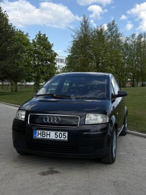 Black Audi A2 2002 in Siauliai, with an engine capacity of 1.60 L and mileage of 159 thousand km for 2700 €, photo  on AUTOMOTO.COM.LV