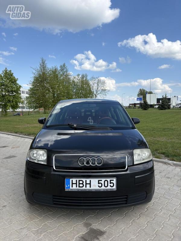 Black Audi A2 2002 in Siauliai, with an engine capacity of 1.60 L and mileage of 159 thousand km for 2700 €, photo 2 on AUTOMOTO.COM.LV