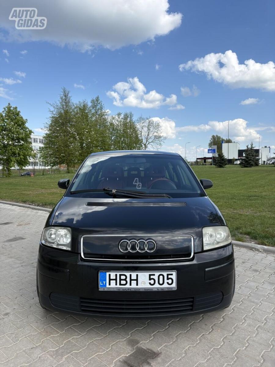 Black Audi A2 2002 in Siauliai, with an engine capacity of 1.60 L and mileage of 159 thousand km for 2700 €, photo 3 on AUTOMOTO.COM.LV
