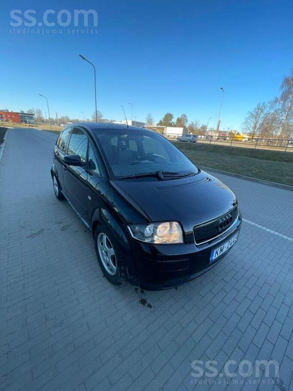 Черный Ауди А2 2002 в Резекне, объемом двигателя 1.40 л и пробегом 410 тыс. км за 1600 €, фото 2 на AUTOMOTO.COM.LV