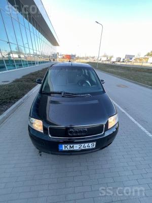 Black Audi A2 2002 in Rezekne, with an engine capacity of 1.40 L and mileage of 410 thousand km for 1600 €, photo 4 on AUTOMOTO.COM.LV