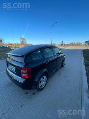 Black Audi A2 2002 in Rezekne, with an engine capacity of 1.40 L and mileage of 410 thousand km for 1600 €, photo 7 on AUTOMOTO.COM.LV