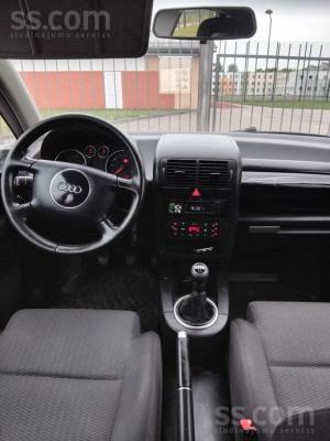 Black Audi A2 2002 in Daugavpils, with an engine capacity of 1.40 L and mileage of 280 thousand km for 1950 €, photo 6 on AUTOMOTO.COM.LV
