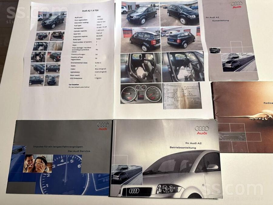 Melns Audi A2 2002 Rīga, ar dzinēja tilpumu 1.40 L un nobraukumu 238 tūkst. km par 3200 €, foto 25 vietnē AUTOMOTO.COM.LV