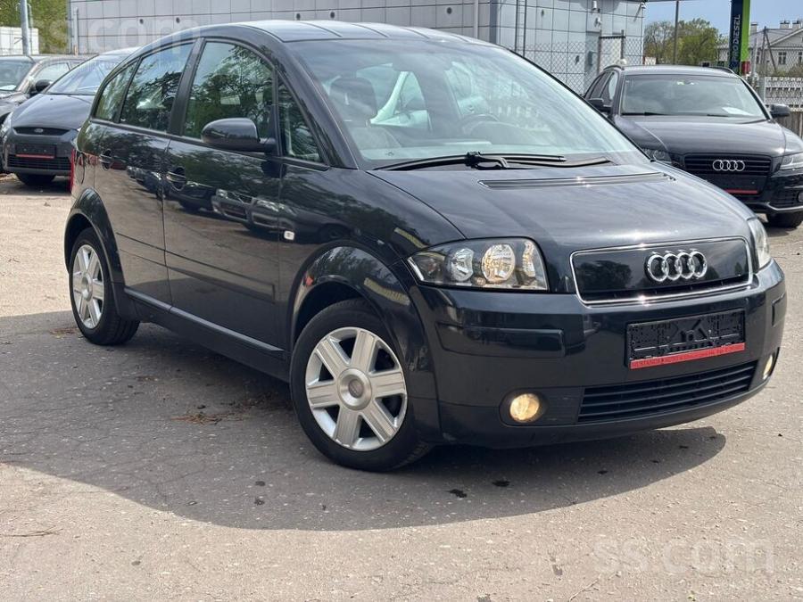 Melns Audi A2 2003 Rīga, ar dzinēja tilpumu 1.60 L un nobraukumu 227 tūkst. km par 3750 €, foto 3 vietnē AUTOMOTO.COM.LV