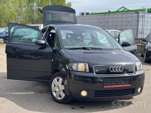 Melns Audi A2 2003 Rīga, ar dzinēja tilpumu 1.60 L un nobraukumu 227 tūkst. km par 3750 €, foto 6 vietnē AUTOMOTO.COM.LV