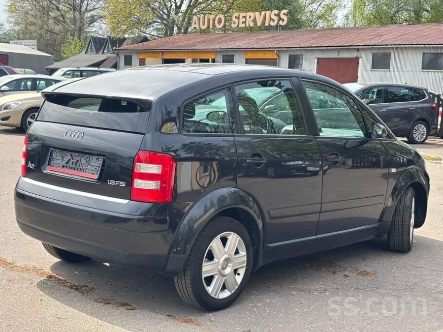 Melns Audi A2 2003 Rīga, ar dzinēja tilpumu 1.60 L un nobraukumu 227 tūkst. km par 3750 €, foto 11 vietnē AUTOMOTO.COM.LV
