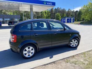 Black Audi A2 2003 in Riga, with an engine capacity of 1.40 L and mileage of 250 thousand km for 2850 €, photo 4 on AUTOMOTO.COM.LV