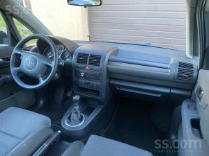 Black Audi A2 2003 in Riga, with an engine capacity of 1.40 L and mileage of 250 thousand km for 2850 €, photo 10 on AUTOMOTO.COM.LV