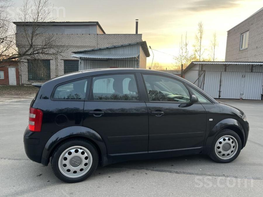 Черный Ауди А2 2003 в Лудза, объемом двигателя 1.40 л и пробегом 262 тыс. км за 2480 €, фото 5 на AUTOMOTO.COM.LV
