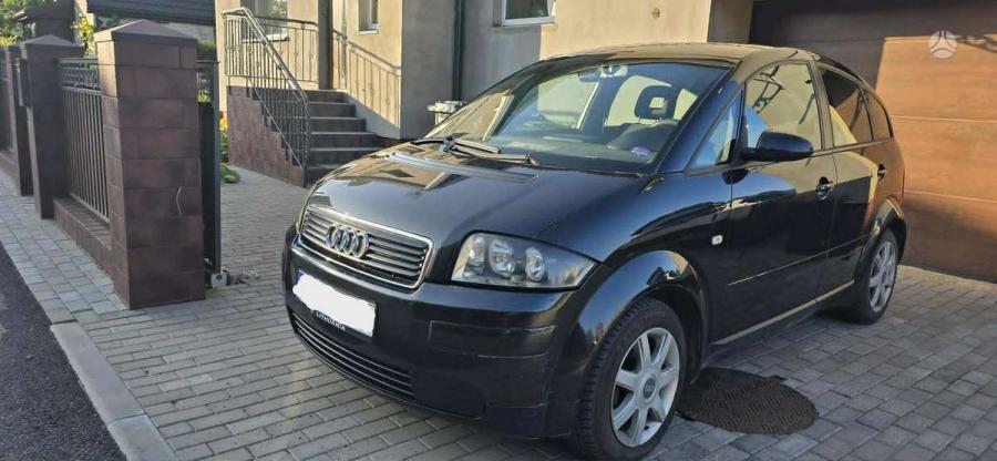 Black Audi A2 2003 in Siauliai, with an engine capacity of 1.42 L and mileage of 254 thousand km for 1500 €, photo 6 on AUTOMOTO.COM.LV