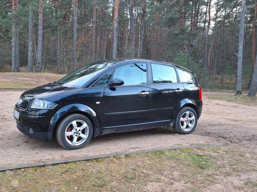 Melns Audi A2 2003 Švenčionys, ar dzinēja tilpumu 1.42 L un nobraukumu 414 tūkst. km par 1600 €, foto 4 vietnē AUTOMOTO.COM.LV