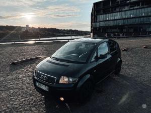 Black Audi A2 2004 in Kaunas, with an engine capacity of 1.42 L and mileage of 330 thousand km for 1850 €, photo 2 on AUTOMOTO.COM.LV