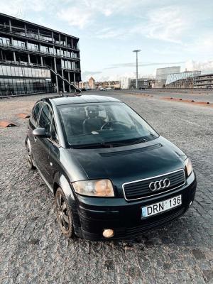 Black Audi A2 2004 in Kaunas, with an engine capacity of 1.42 L and mileage of 330 thousand km for 1850 €, photo 11 on AUTOMOTO.COM.LV