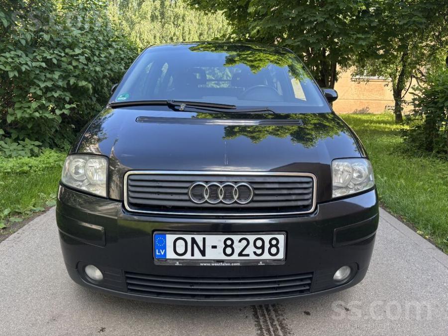 Melns Audi A2 2004 Rīga, ar dzinēja tilpumu 1.40 L un nobraukumu 309 tūkst. km par 2990 €, foto 3 vietnē AUTOMOTO.COM.LV