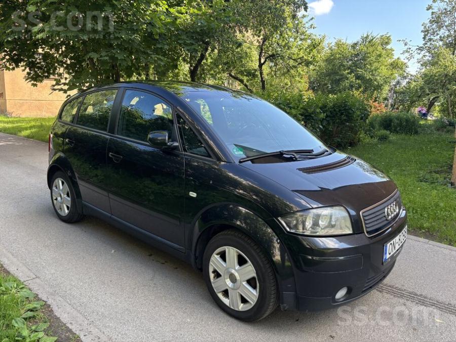 Melns Audi A2 2004 Rīga, ar dzinēja tilpumu 1.40 L un nobraukumu 309 tūkst. km par 2990 €, foto 5 vietnē AUTOMOTO.COM.LV