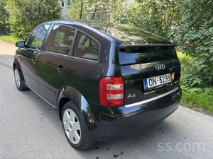 Melns Audi A2 2004 Rīga, ar dzinēja tilpumu 1.40 L un nobraukumu 309 tūkst. km par 2990 €, foto 9 vietnē AUTOMOTO.COM.LV