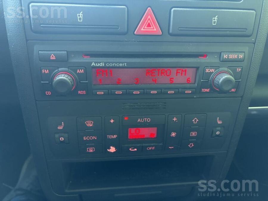 Melns Audi A2 2004 Rīga, ar dzinēja tilpumu 1.40 L un nobraukumu 309 tūkst. km par 2990 €, foto 21 vietnē AUTOMOTO.COM.LV