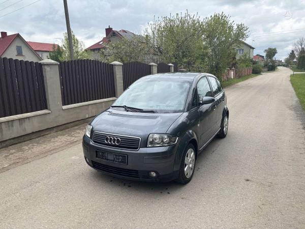 Melns Audi A2 2004 Jurbarkas, ar dzinēja tilpumu 1.42 L un nobraukumu 245 tūkst. km par 2900 €, foto 2 vietnē AUTOMOTO.COM.LV