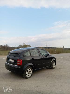 Black Audi A2 2005 in Kazlu Ruda, with an engine capacity of 1.40 L and mileage of 316 thousand km for 1150 €, photo 5 on AUTOMOTO.COM.LV