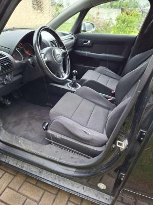 Melns Audi A2 2004 Kauņa, ar dzinēja tilpumu 1.39 L un nobraukumu 216 tūkst. km par 2200 €, foto 10 vietnē AUTOMOTO.COM.LV