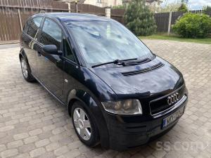 Black Audi A2 2003 in Riga, with an engine capacity of 1.40 L and mileage of 247 thousand km for 2900 €, photo 7 on AUTOMOTO.COM.LV