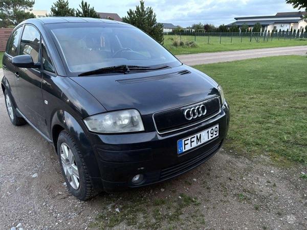 Black Audi A2 2000 in Palanga, with an engine capacity of 1.40 L and mileage of 245 thousand km for 1500 €, photo 3 on AUTOMOTO.COM.LV