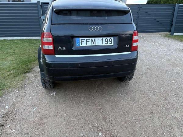 Black Audi A2 2000 in Palanga, with an engine capacity of 1.40 L and mileage of 245 thousand km for 1500 €, photo 5 on AUTOMOTO.COM.LV