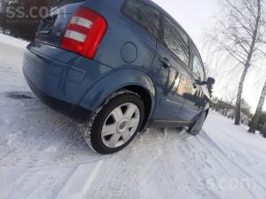 Blue Audi A2 2001 in Riga, with an engine capacity of 1.40 L and mileage of 259 thousand km for 2450 €, photo 5 on AUTOMOTO.COM.LV