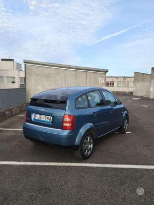 Blue Audi A2 2001 in Vilnius, with an engine capacity of 1.42 L and mileage of 402 thousand km for 1700 €, photo 3 on AUTOMOTO.COM.LV