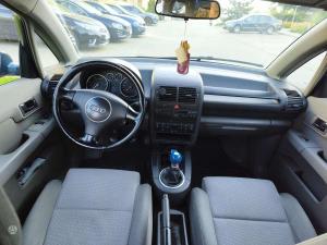 Blue Audi A2 2001 in Vilnius, with an engine capacity of 1.42 L and mileage of 402 thousand km for 1700 €, photo 10 on AUTOMOTO.COM.LV