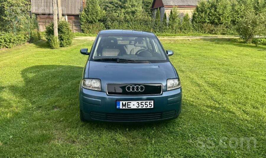Blue Audi A2 2001 in Ludza, with an engine capacity of 1.40 L and mileage of 289 thousand km for 1900 €, photo 1 on AUTOMOTO.COM.LV