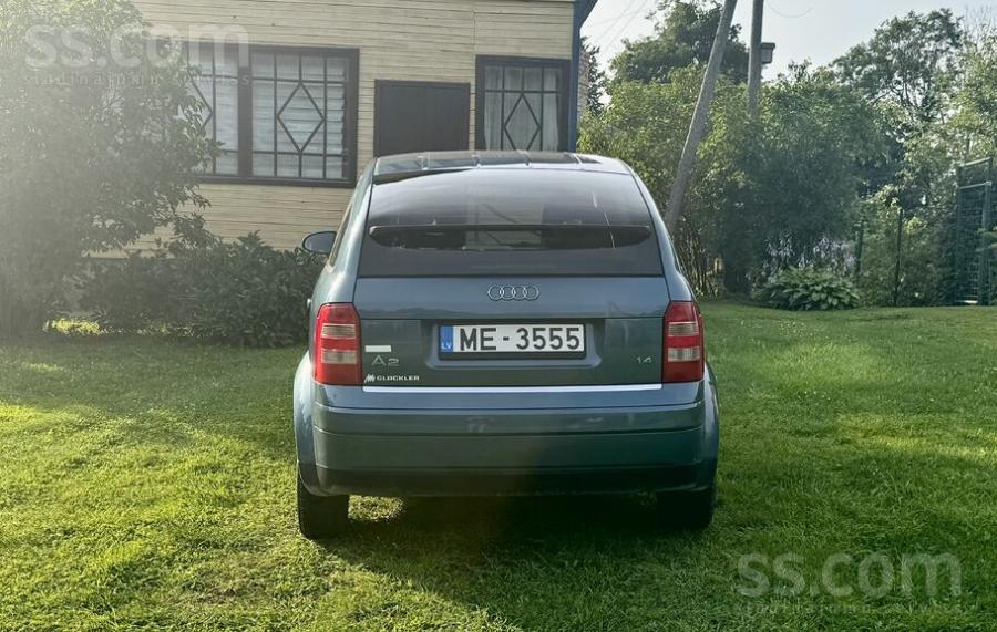 Blue Audi A2 2001 in Ludza, with an engine capacity of 1.40 L and mileage of 289 thousand km for 1900 €, photo 3 on AUTOMOTO.COM.LV