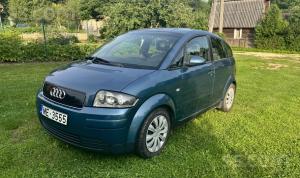 Blue Audi A2 2001 in Ludza, with an engine capacity of 1.40 L and mileage of 289 thousand km for 1900 €, photo 5 on AUTOMOTO.COM.LV
