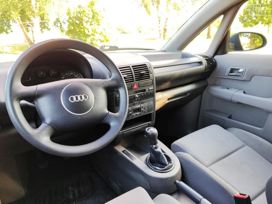 Zils Audi A2 2001 Radviliškis, ar dzinēja tilpumu 1.40 L un nobraukumu 312 tūkst. km par 2250 €, foto 7 vietnē AUTOMOTO.COM.LV