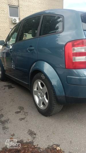 Zils Audi A2 2001 Kauņa, ar dzinēja tilpumu 1.40 L un nobraukumu 228 tūkst. km par 1200 €, foto 8 vietnē AUTOMOTO.COM.LV