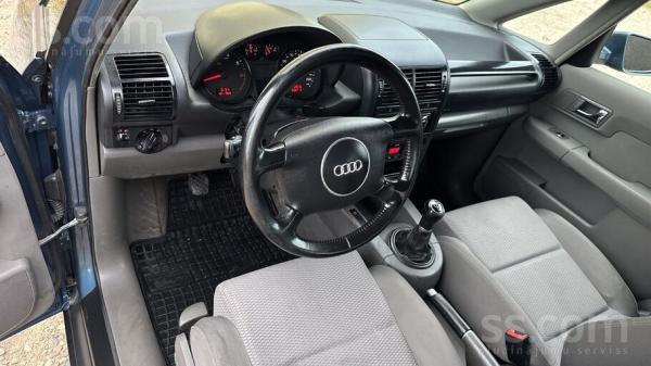 Blue Audi A2 2001 in Rezekne, with an engine capacity of 1.40 L and mileage of 289 thousand km for 2150 €, photo 8 on AUTOMOTO.COM.LV