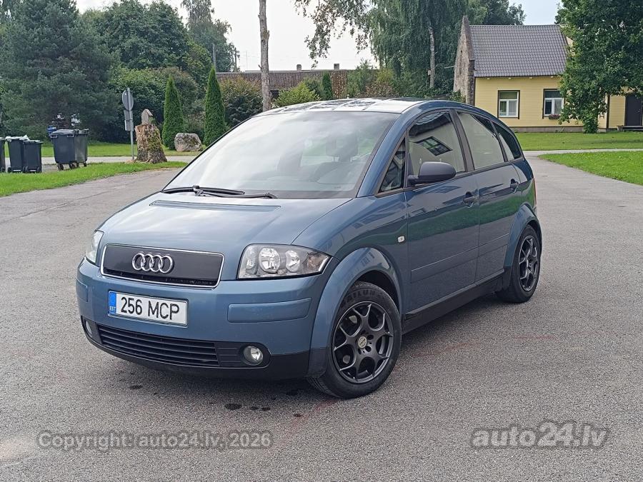 Blue Audi A2 2001 in Tallinn, with an engine capacity of 1.40 L and mileage of 257 thousand km for 800 €, photo 3 on AUTOMOTO.COM.LV