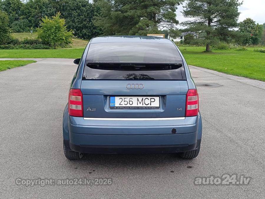 Blue Audi A2 2001 in Tallinn, with an engine capacity of 1.40 L and mileage of 257 thousand km for 800 €, photo 9 on AUTOMOTO.COM.LV